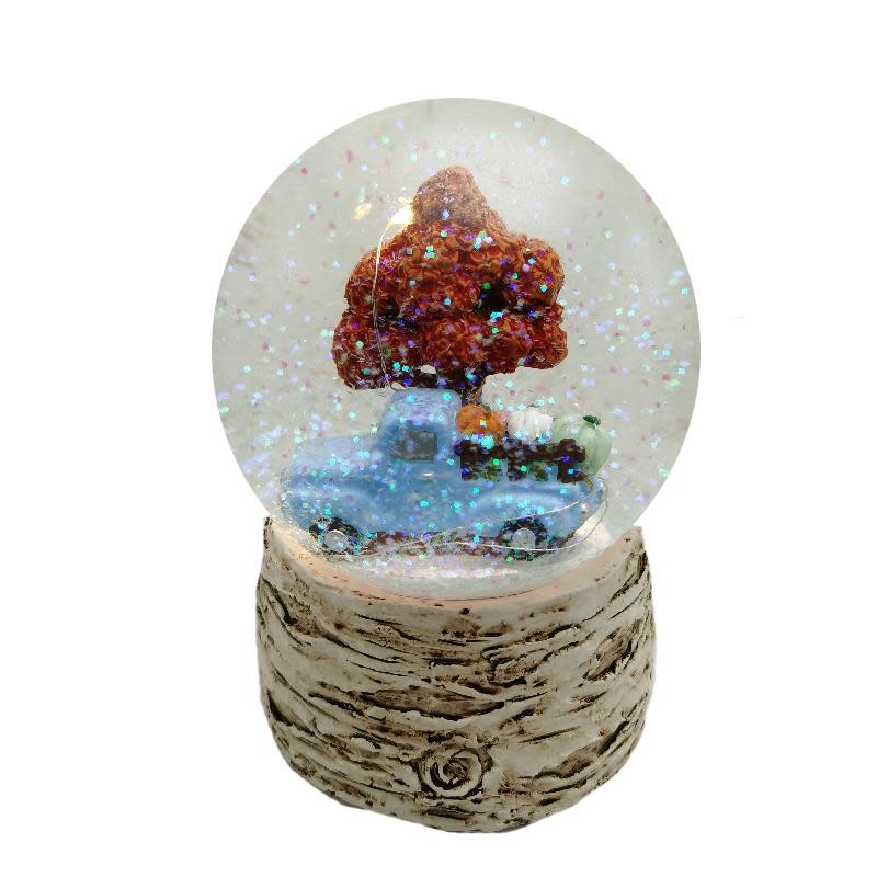 Fall Truck Snowglobe LED - Klomps Home and Garden