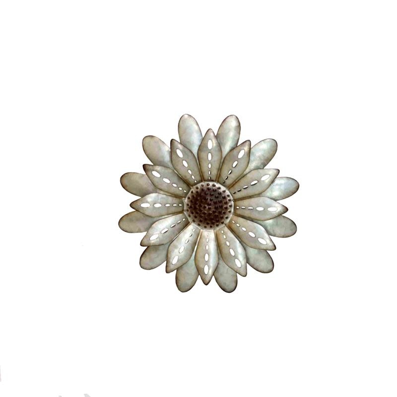 Galvanized Flower - Klomps Home and Garden