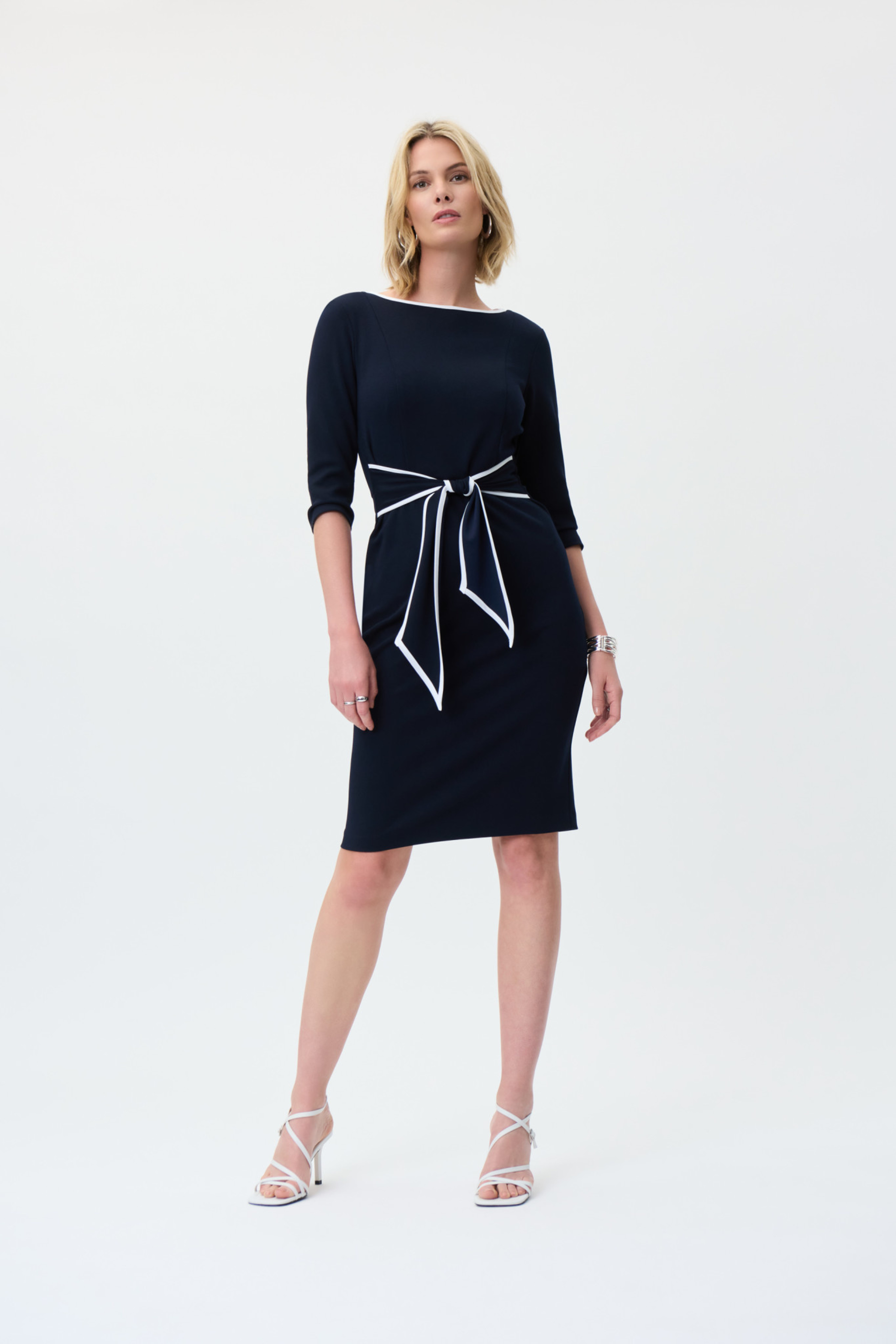 Robe Bordure Contrastante Joseph Ribkoff 221210S - Boutique Fashionista ...