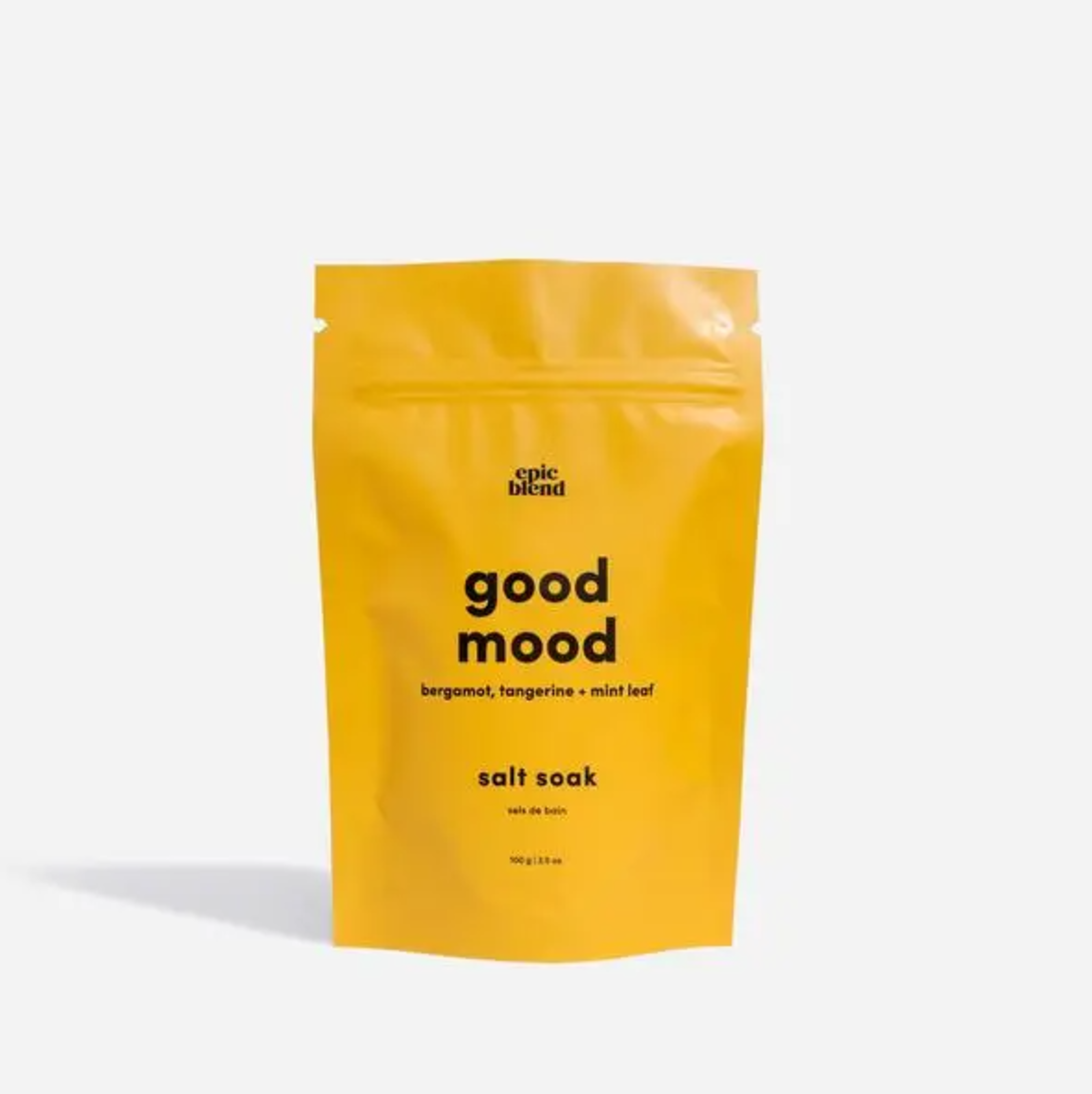 Sels de Bain GOOD MOOD 3.5oz epic blend Bergamot, Tangerine + Mint Leaf ...