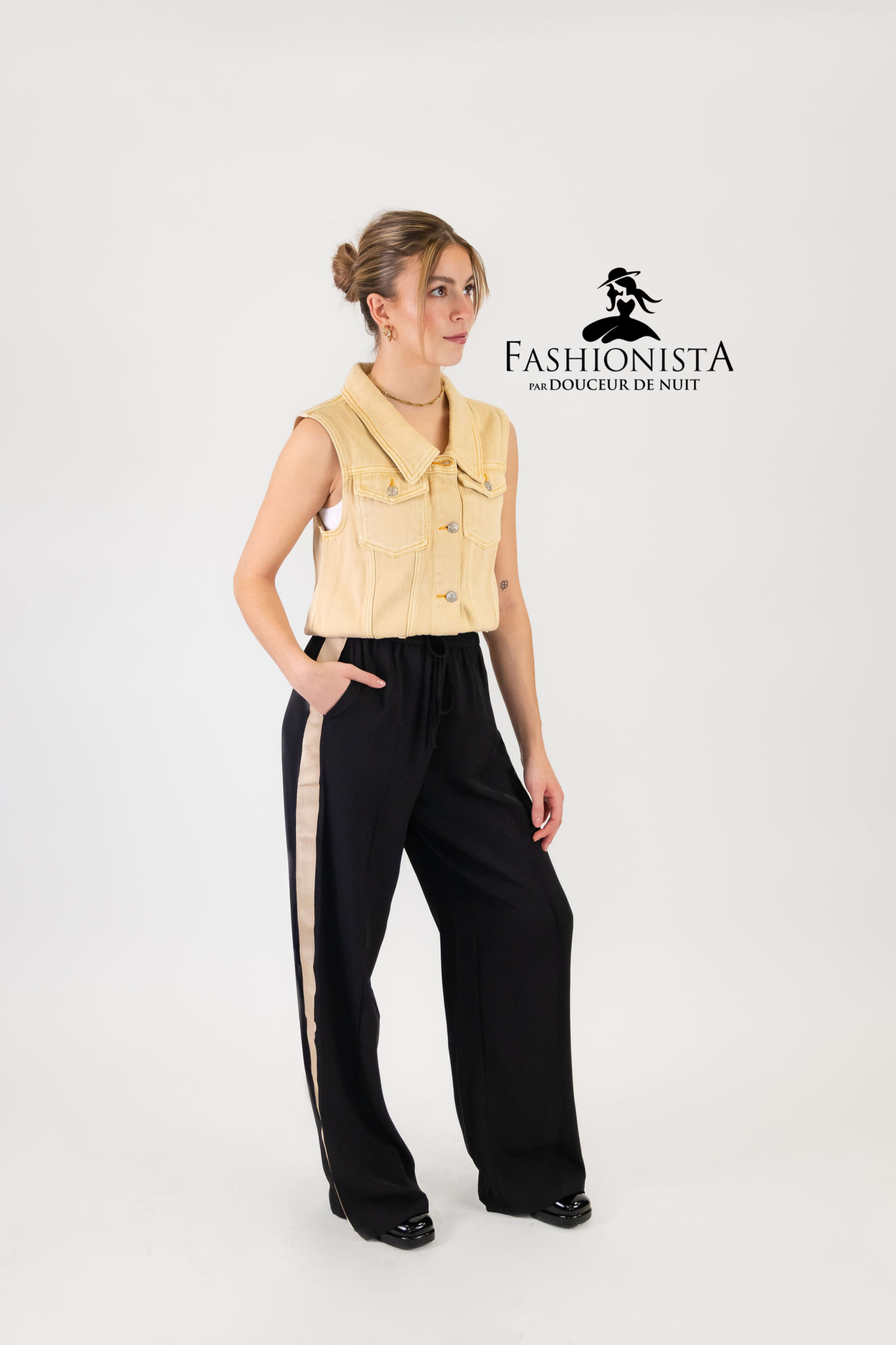 Gilet en Denim Court Esqualo 12008 - Boutique Fashionista et Douceur de ...