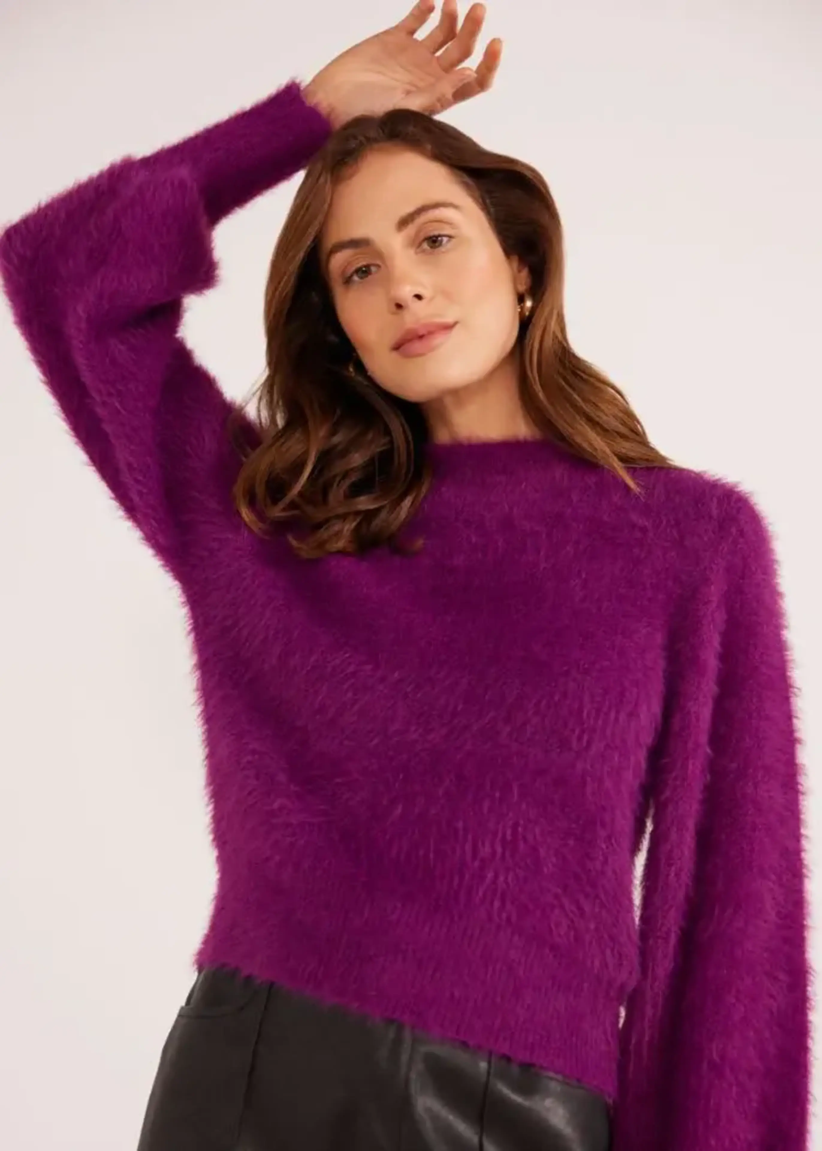 Fluffy Knit Millie MinkPink MG2403920 - Boutique Fashionista et Douceur ...