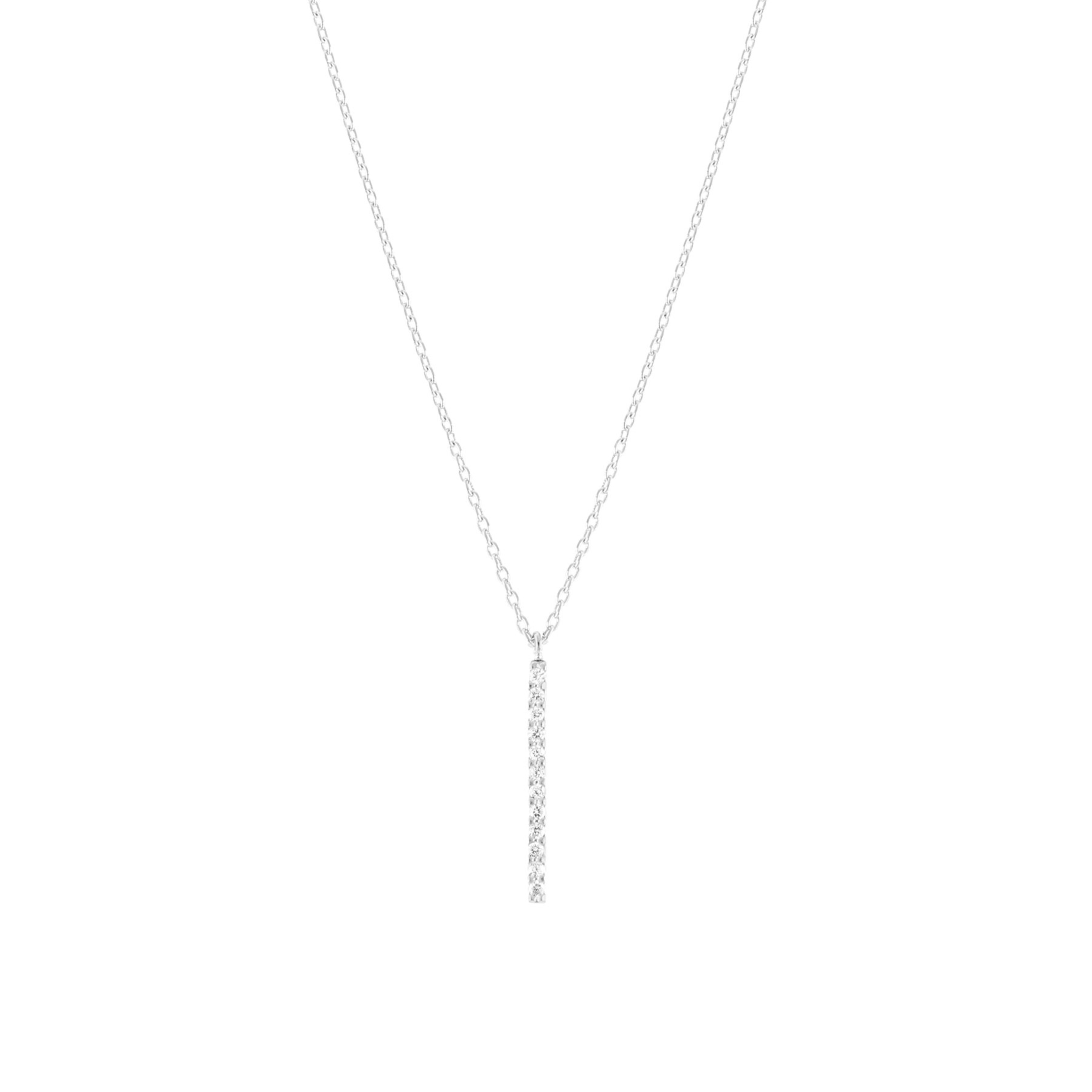 Collier avec une barre pendentif en cristal Jackie J YGW952N - Boutique ...