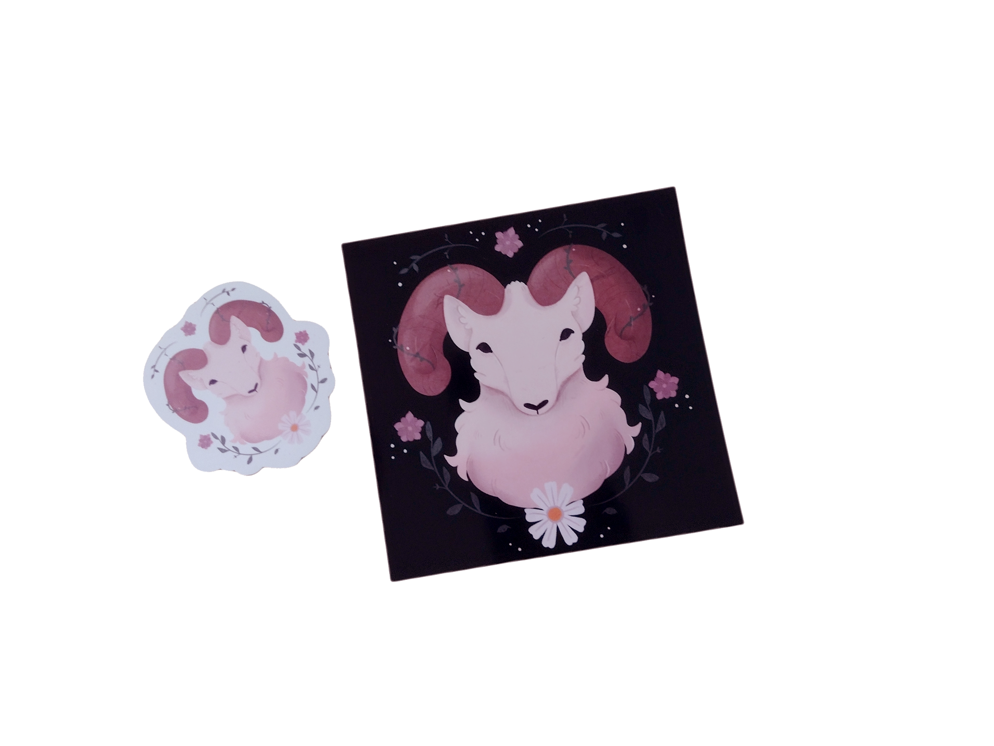 "Ram" print + sticker by OrioleGardens - Columbia College Chicago