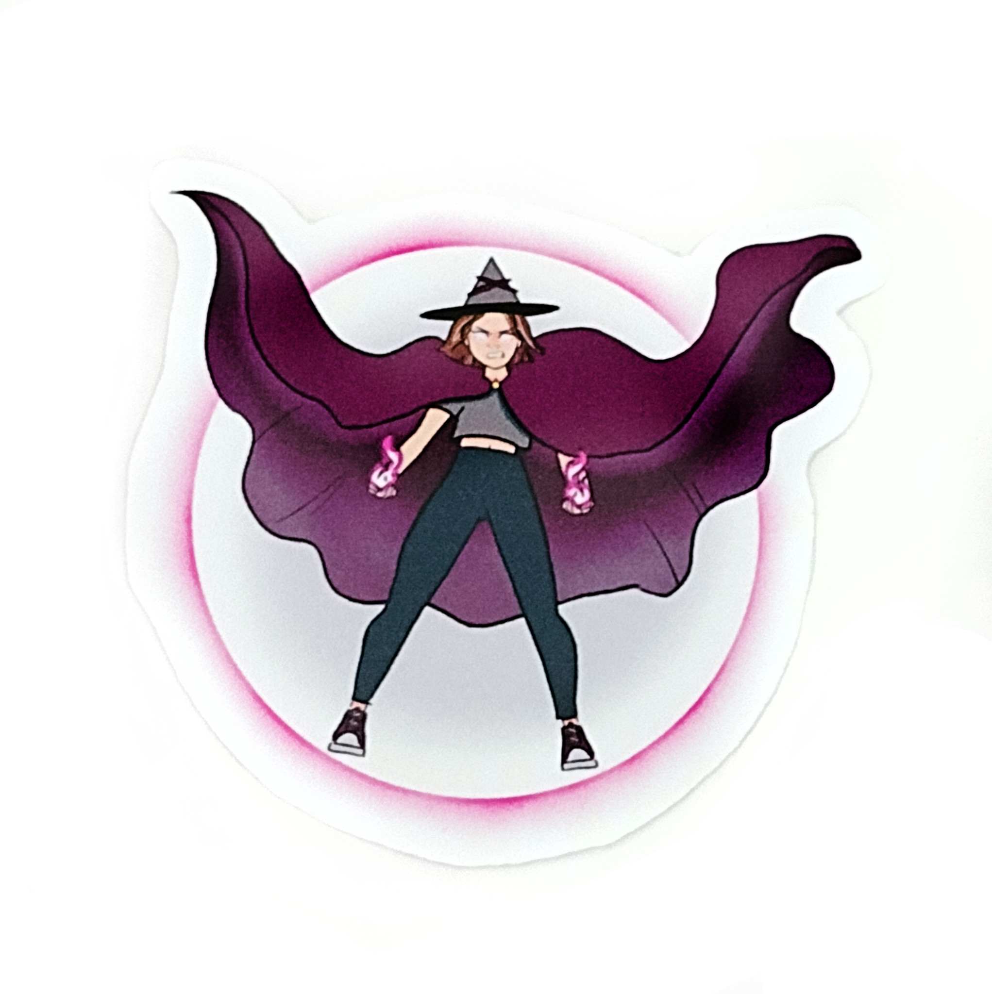 "Full Power Witch" sticker by ALH Visuals - Columbia College Chicago
