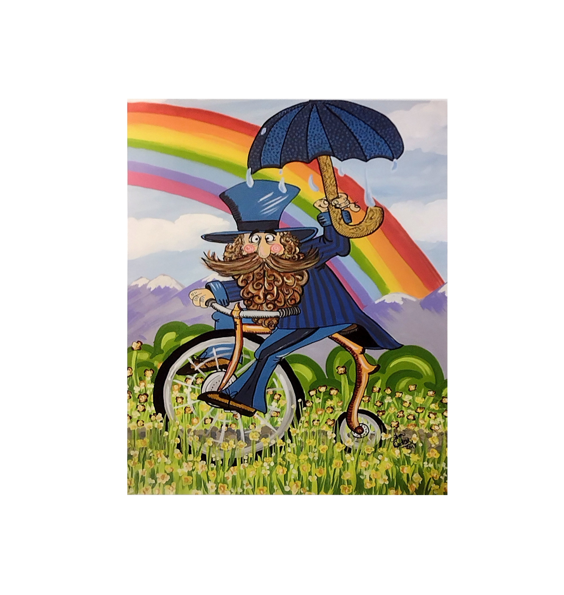 "Rainbow Ride" print by Tim Decker - Columbia College Chicago
