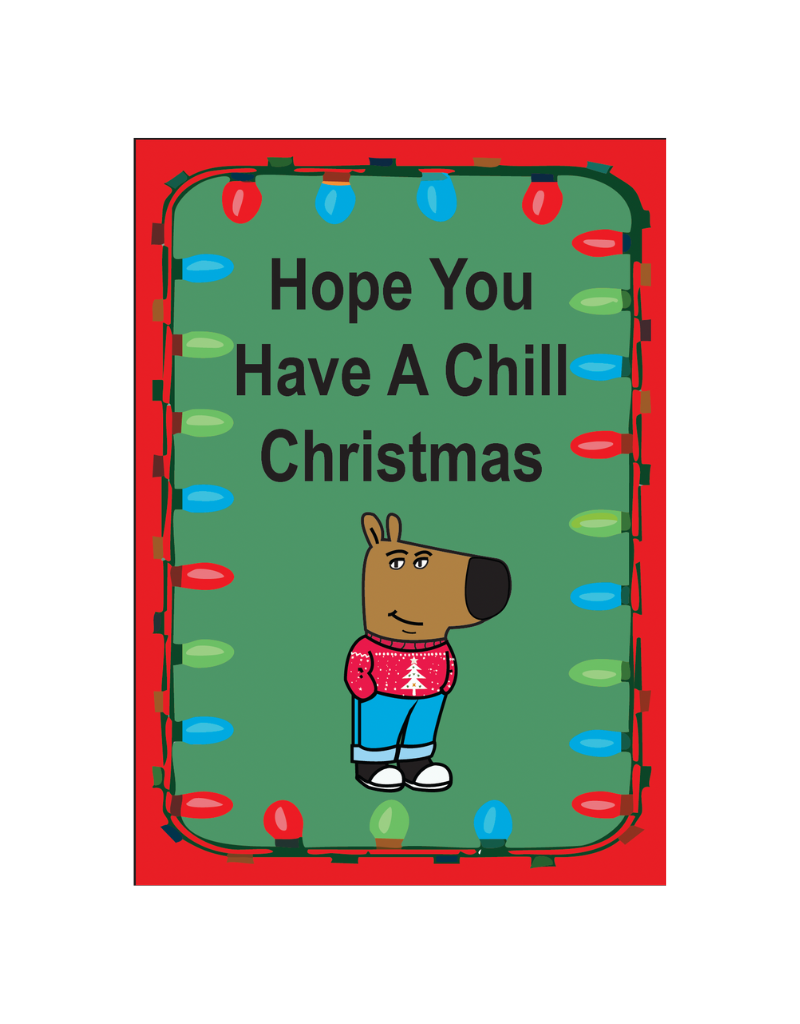 Chill Christmas Holiday Card by AIGA Columbia - Columbia College Chicago