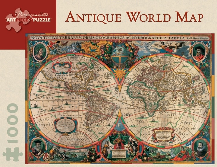 Antique World Map 1000p - Labyrinth Games & Puzzles