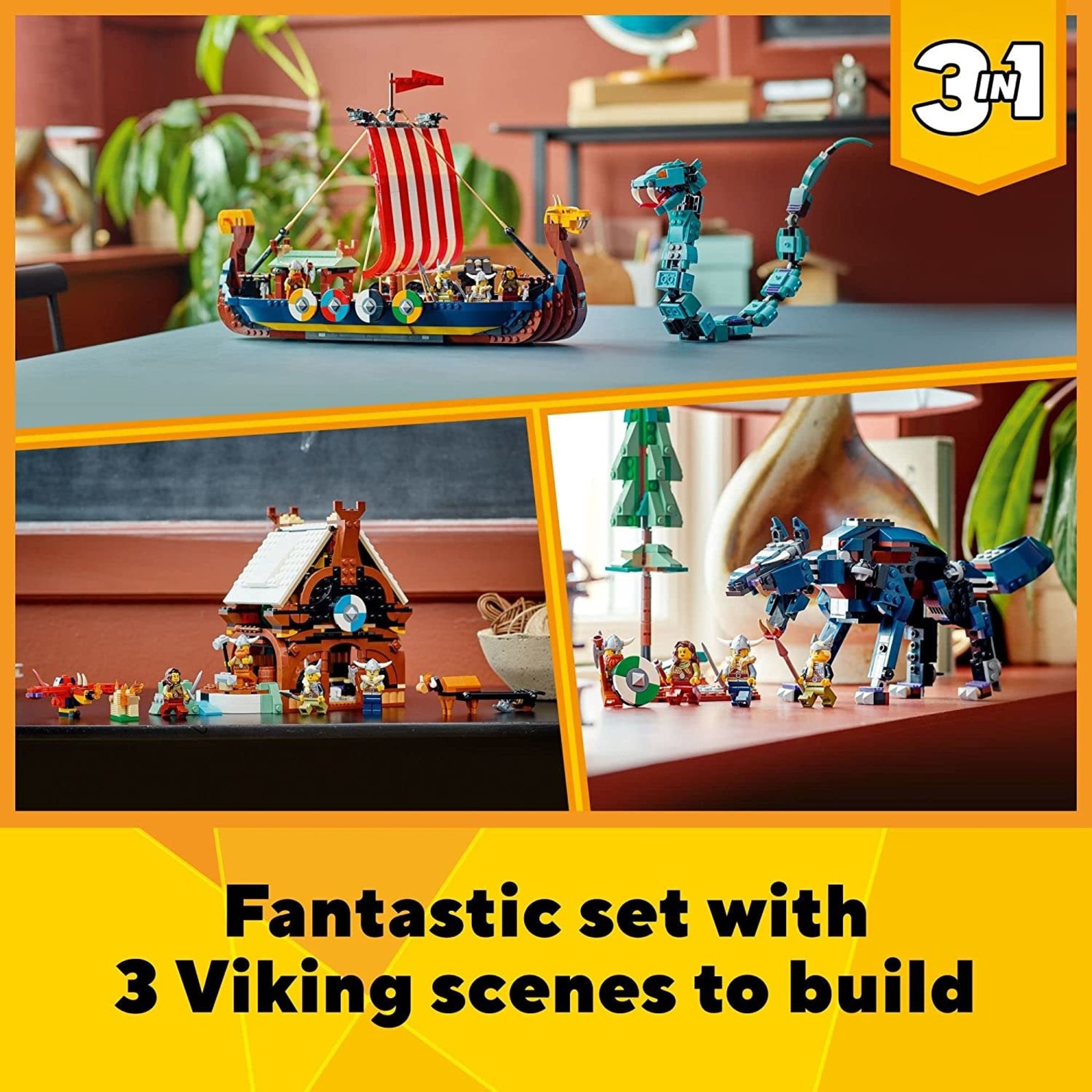 Lego Vikings Midgard Serpent