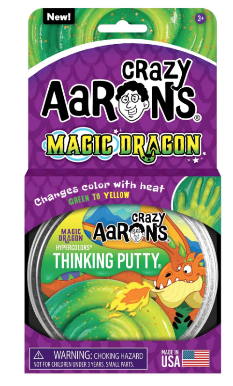 Crazy Aaron's Thinking Putty® – Magic Dragon (4") - Labyrinth Games & Puzzles