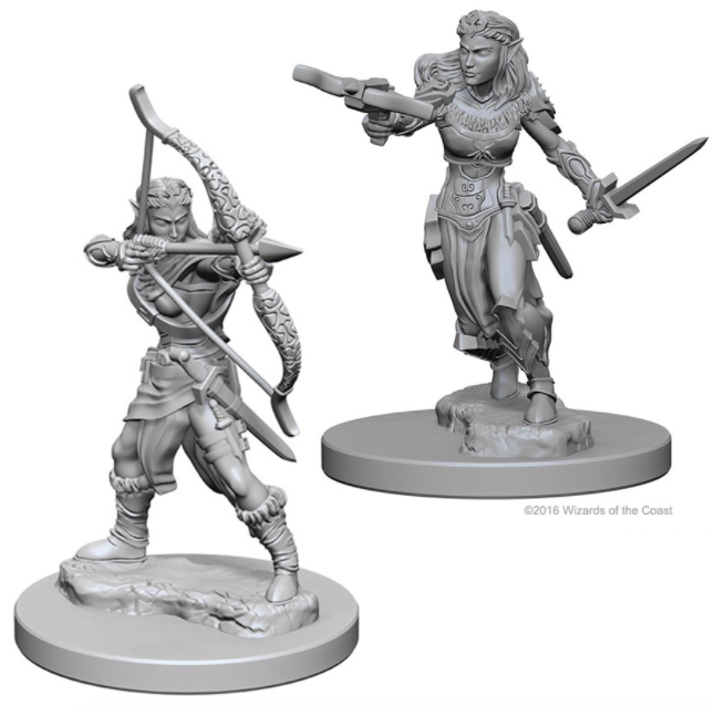 Dungeons & Dragons Nolzur’s Marvelous Miniatures: Elf Female Ranger ...