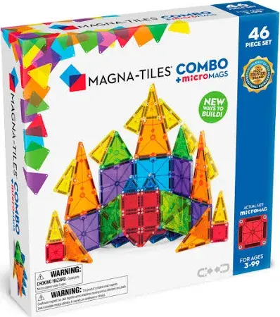 Magna-Tiles Combo 46p Set - Labyrinth Games & Puzzles