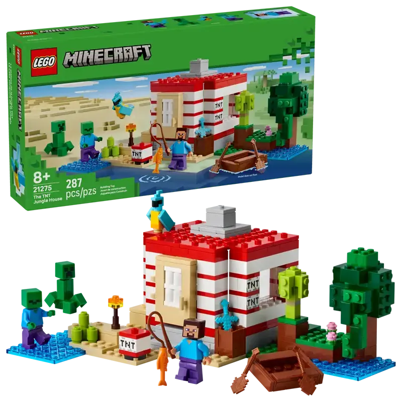 LEGO LEGO Minecraft The TNT Jungle House 21275 - Labyrinth Games & Puzzles
