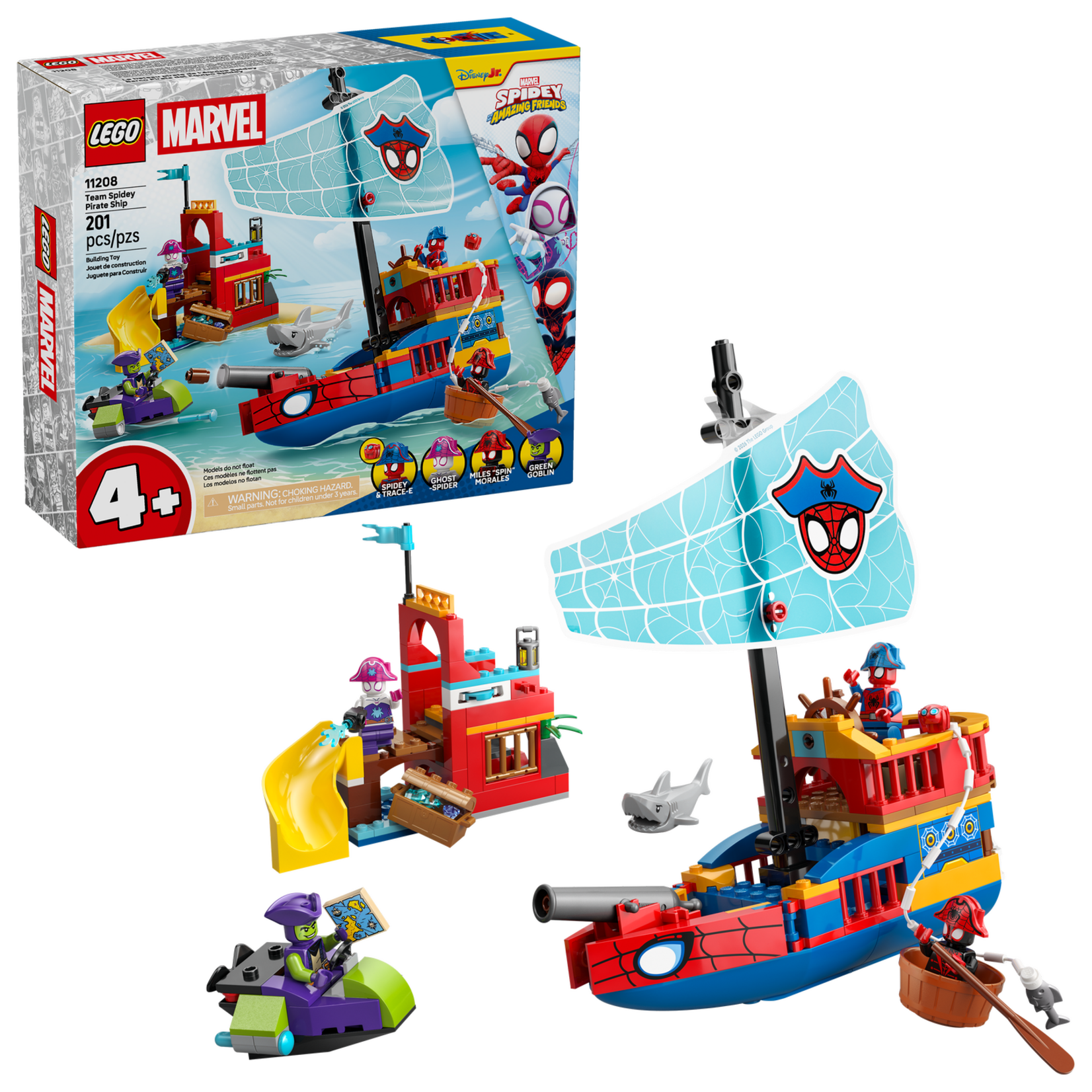 LEGO LEGO® Marvel Team Spidey Pirate Ship 11208 - Labyrinth Games & Puzzles