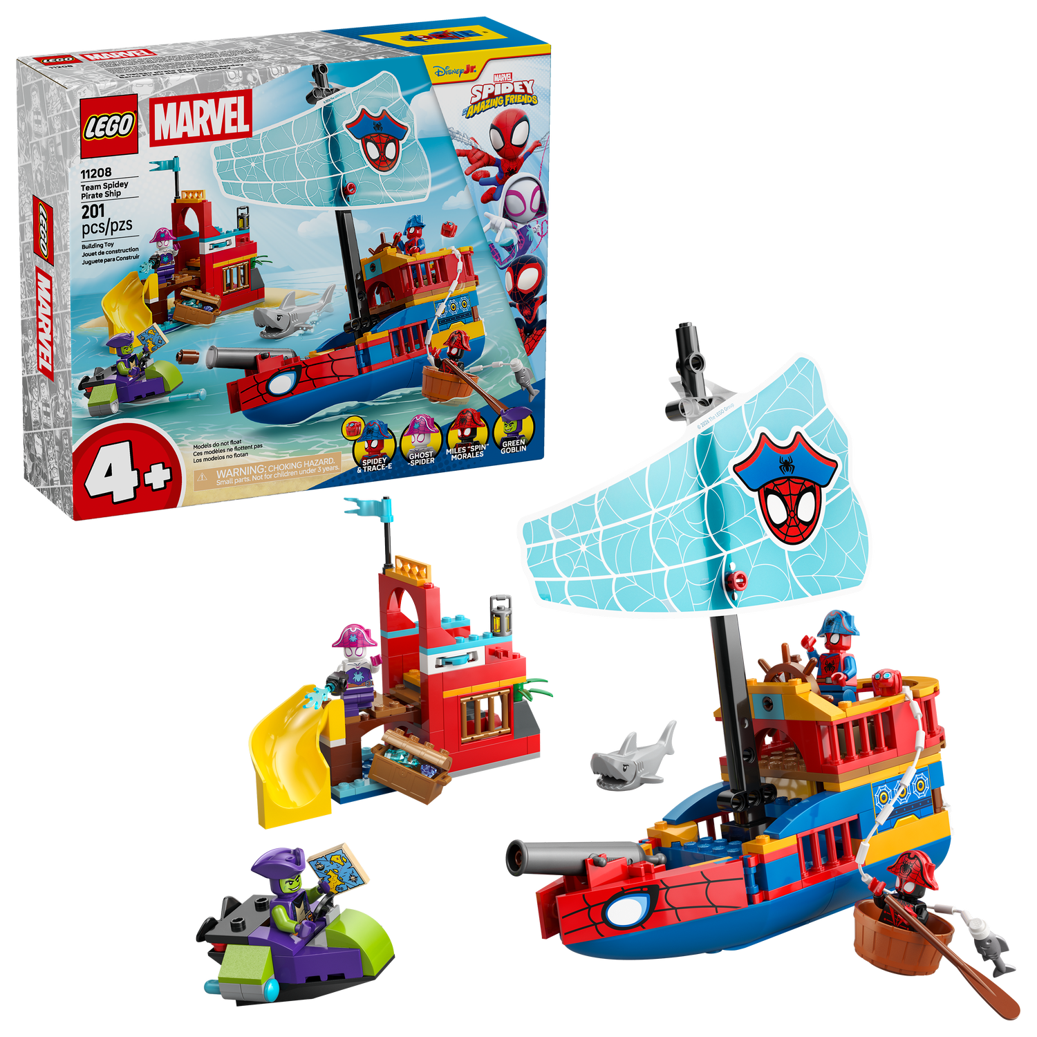 LEGO LEGO® Marvel Team Spidey Pirate Ship 11208 - Labyrinth Games & Puzzles