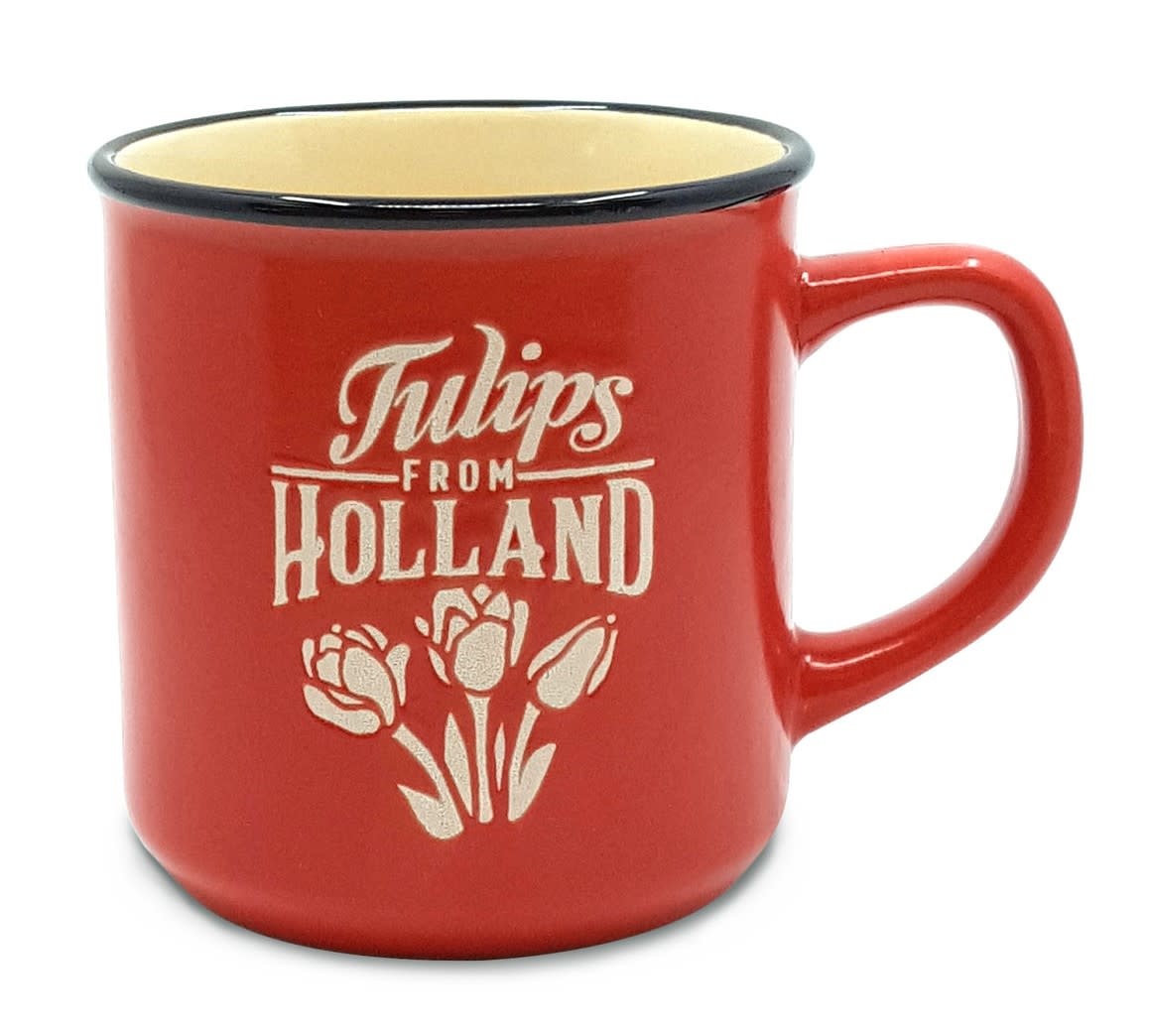 Camp Mug - Tulips from Holland - Coombs Wooden Shoe Dutch Import Store Ltd.