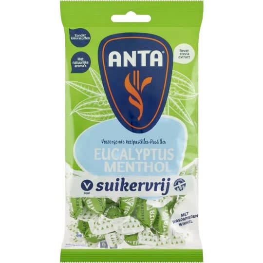 Anta Eucalyptus Menthol Sugar Free 120g - Coombs Wooden Shoe Dutch ...