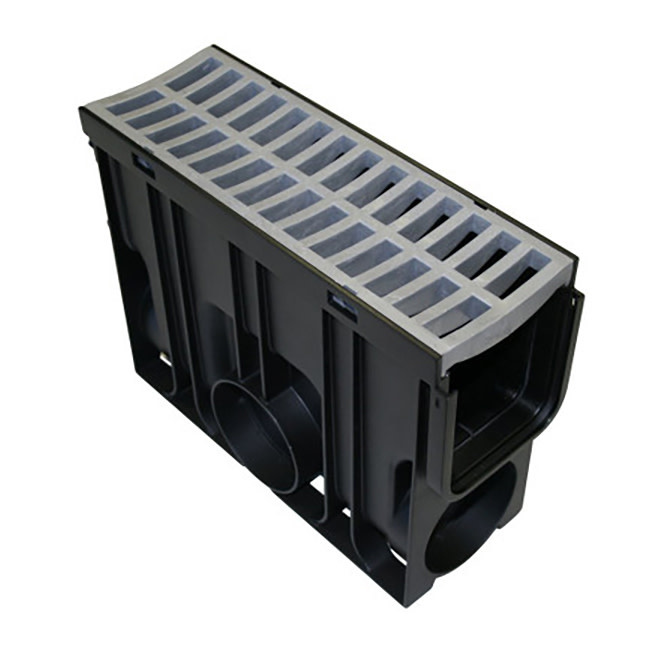 RELN Storm Drain Inline Catch Basin W/ Portland Grey Grate ...