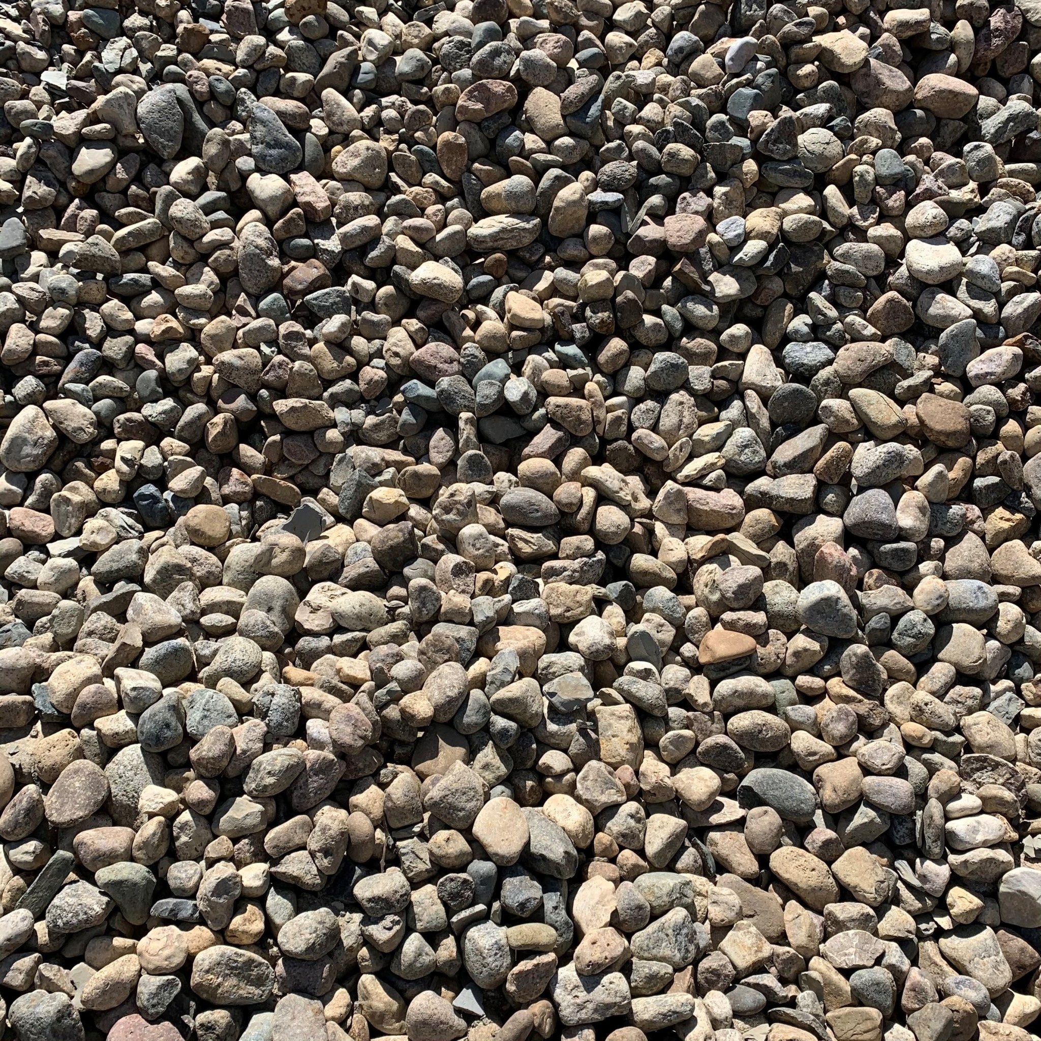 1-3" Multicoloured Round Rock - Livingstone Outdoor