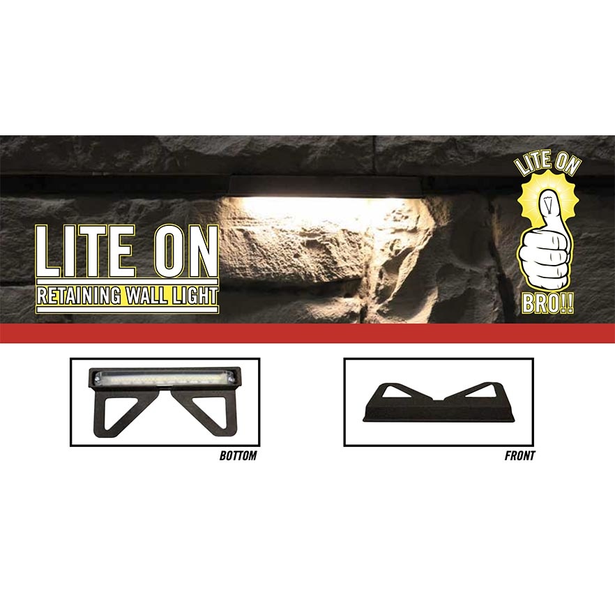 EZ LITES LITE ON LED RETAINING WALL LIGHT - Livingstone Outdoor