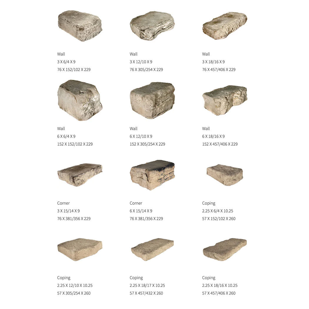 Barkman Rosetta Belvedere Straight Wall / Pallet (27 SqFt ...