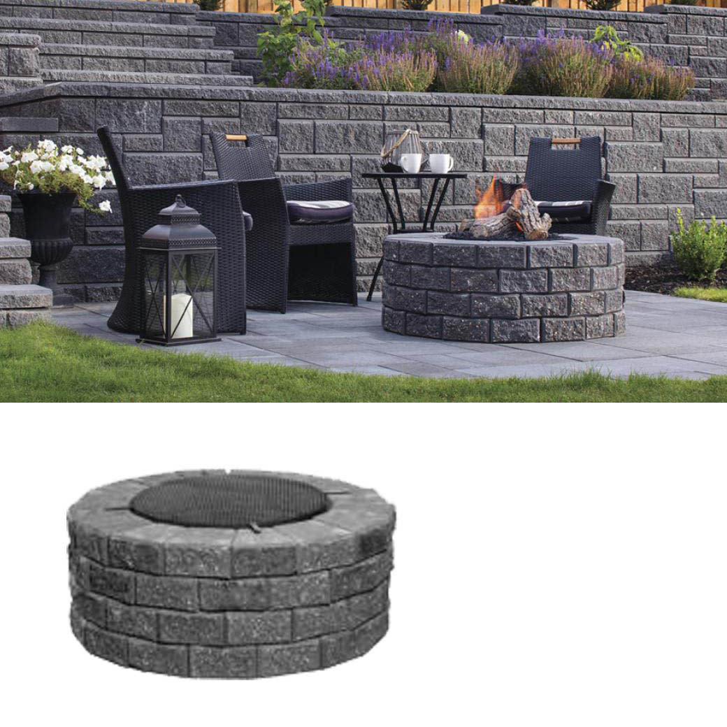 Belgard StackStone Fire Pit Kit - Livingstone Outdoor
