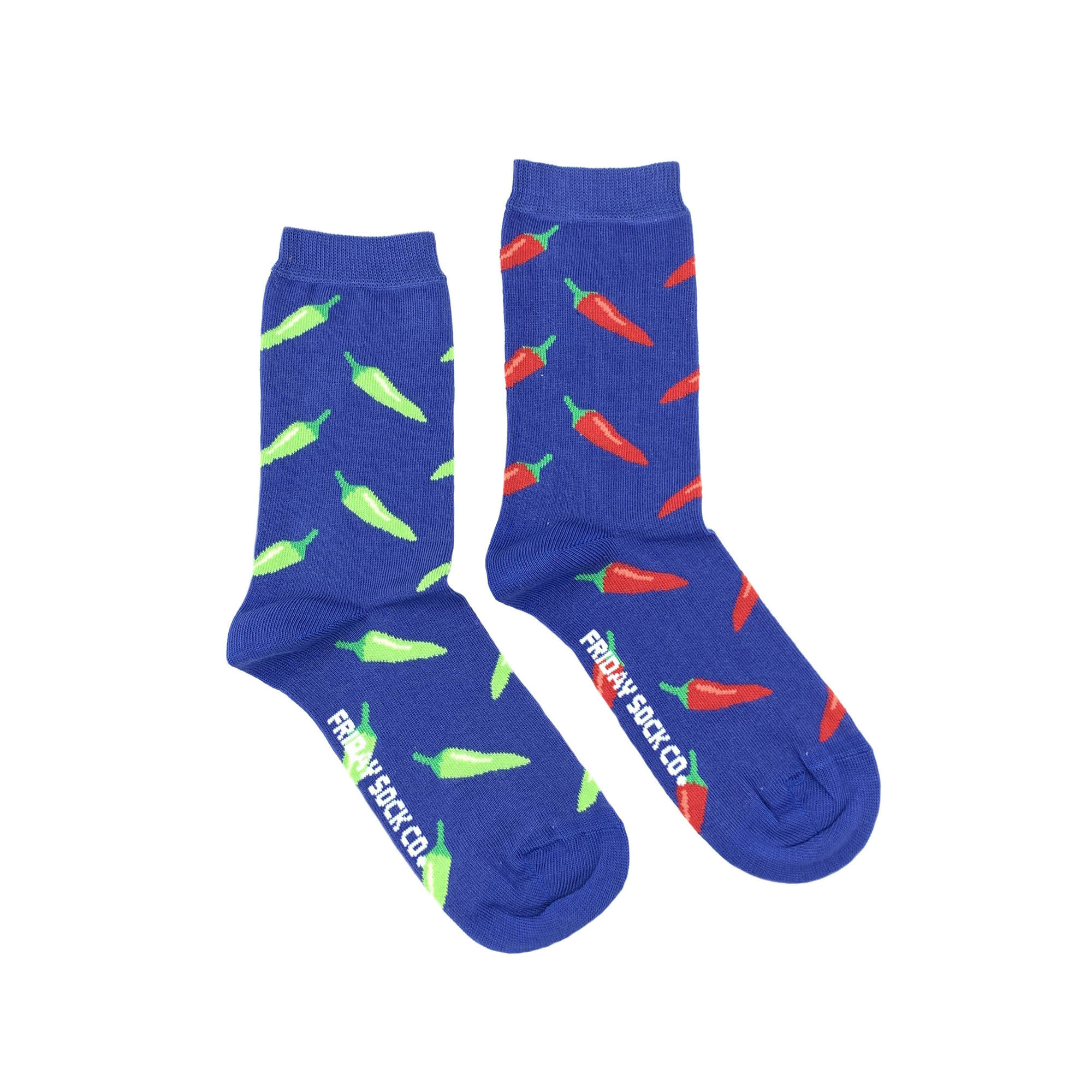 Women's Green & Red Pepper Socks - Livingstone Outdoor