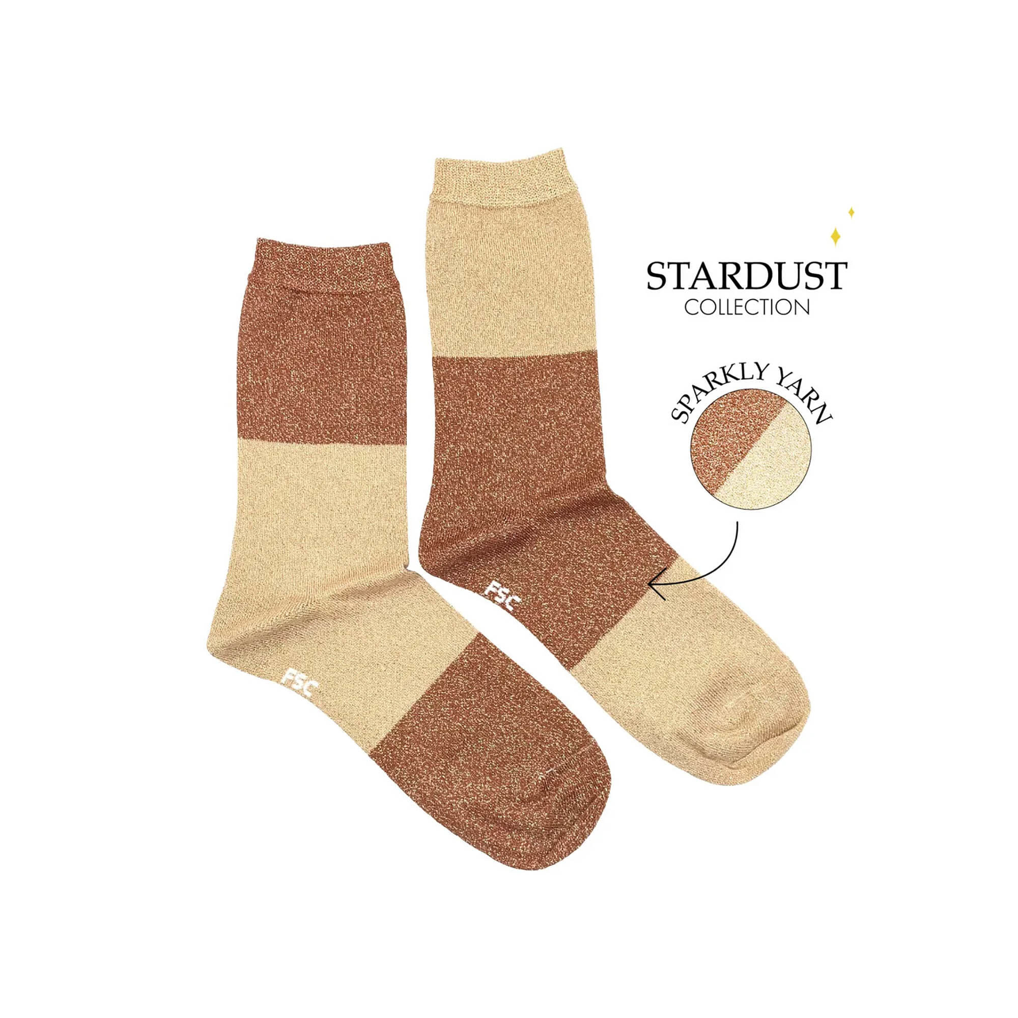 Women's Autumn Gold Stardust Socks - Livingstone Outdoor