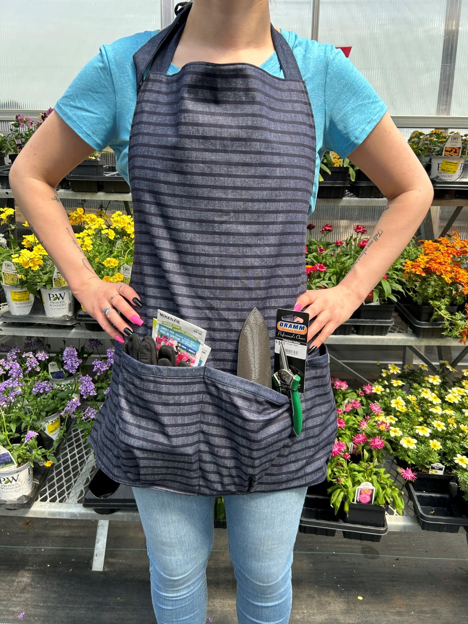 Garden Smock - Blue - Livingstone Outdoor