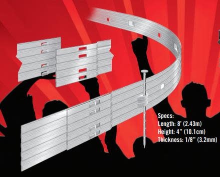 Aluminum 4" Garden Edging 8' lengths - Livingstone Outdoor