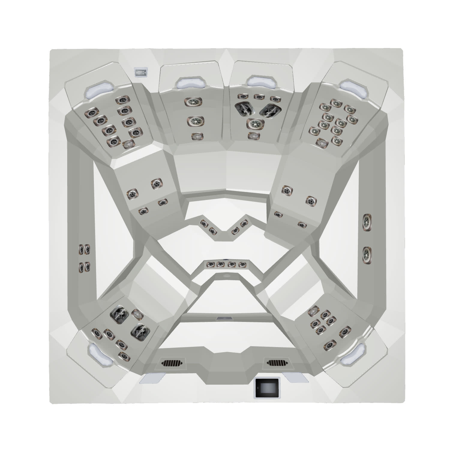 Bullfrog Spas Custom M7 Cinder - Stone - Livingstone Outdoor