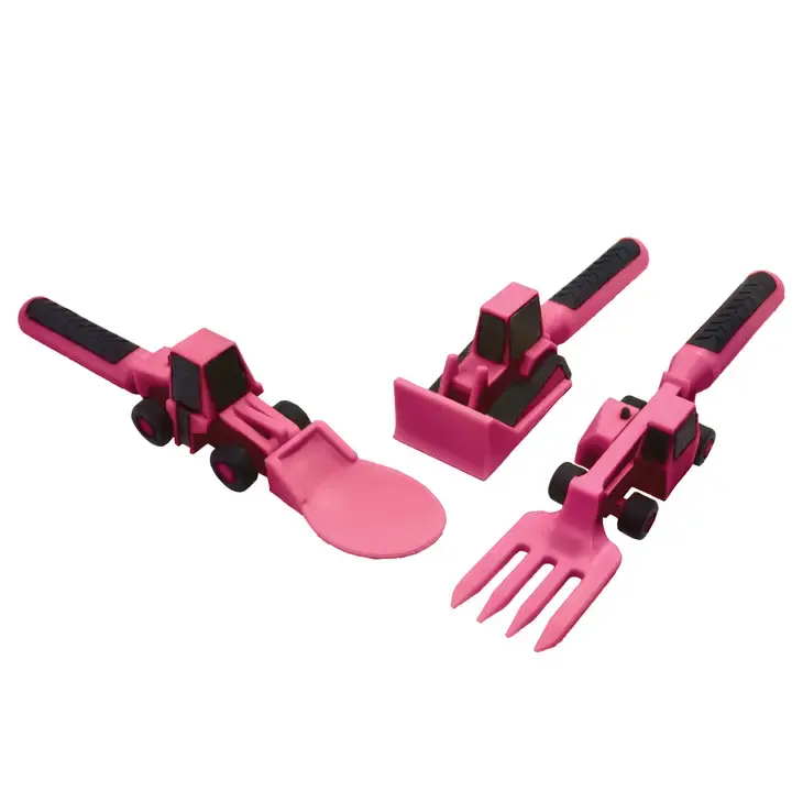 Pink Construction Utensils - Set of 3 - Livingstone Outdoor