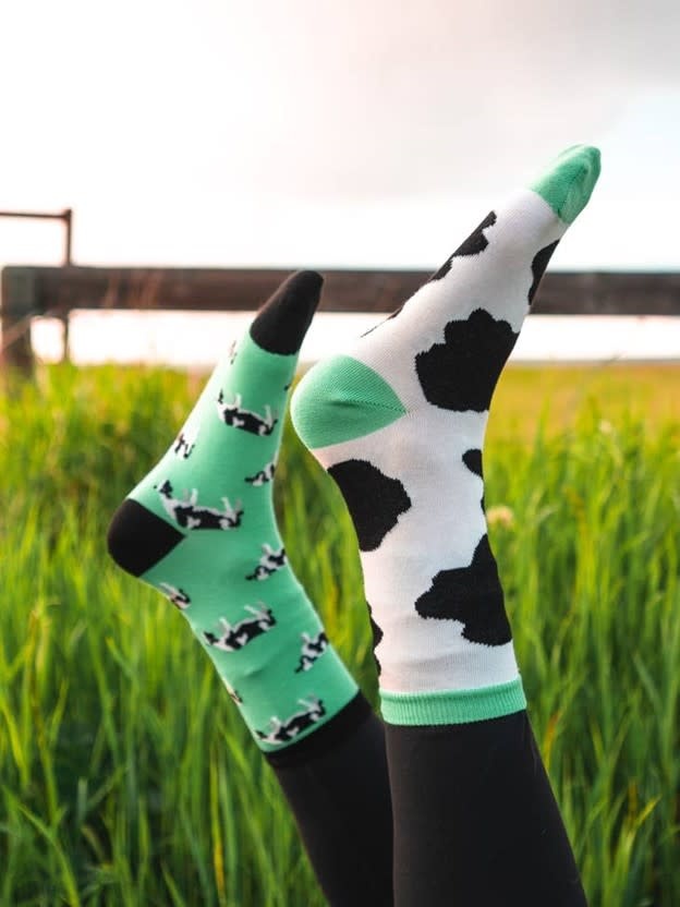 Women's Cow Spots Socks - Livingstone Outdoor