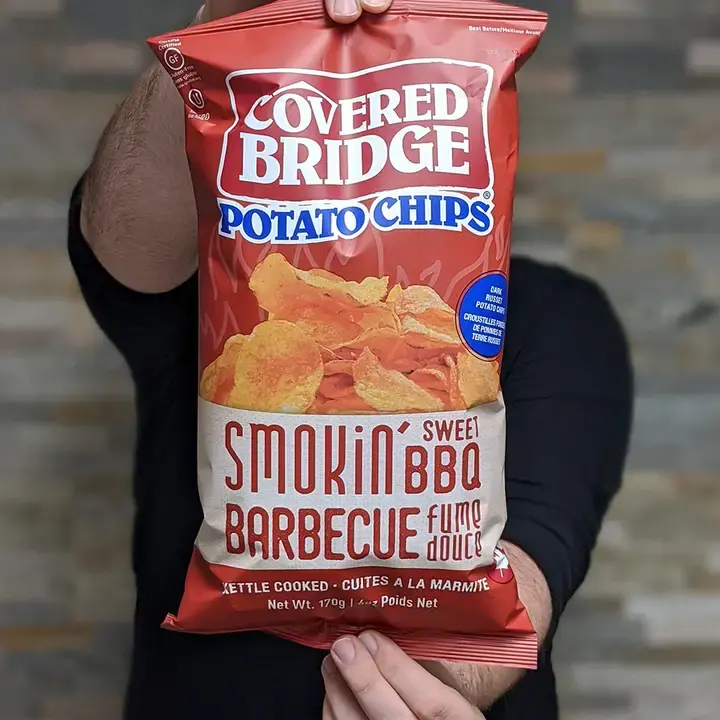 Covered Bridge Smokin' Sweet Bbq Chips 170g - Livingstone Outdoor