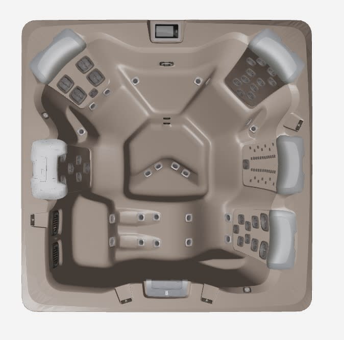 Bullfrog Spas A7L Plus Woodland Brown-Almond - Livingstone Outdoor