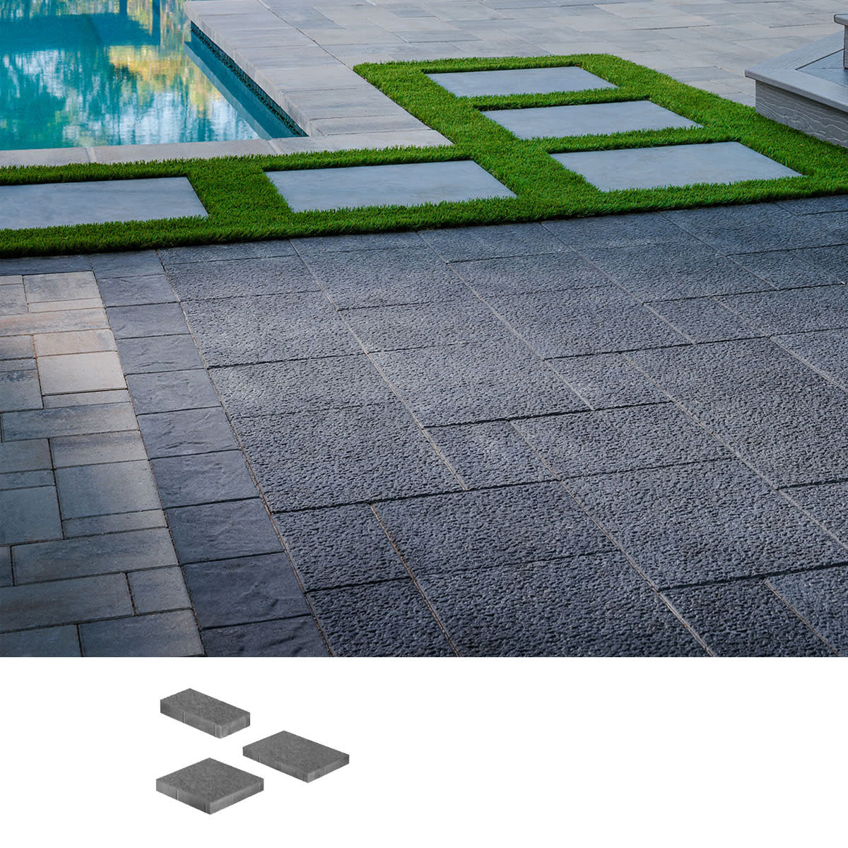 Belgard Basalt 18 3 Piece / Layer (11.25sqft) - Livingstone Outdoor