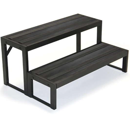 A SERIES STEP, MAIN ASSEMBLY, EBONY - Livingstone Outdoor
