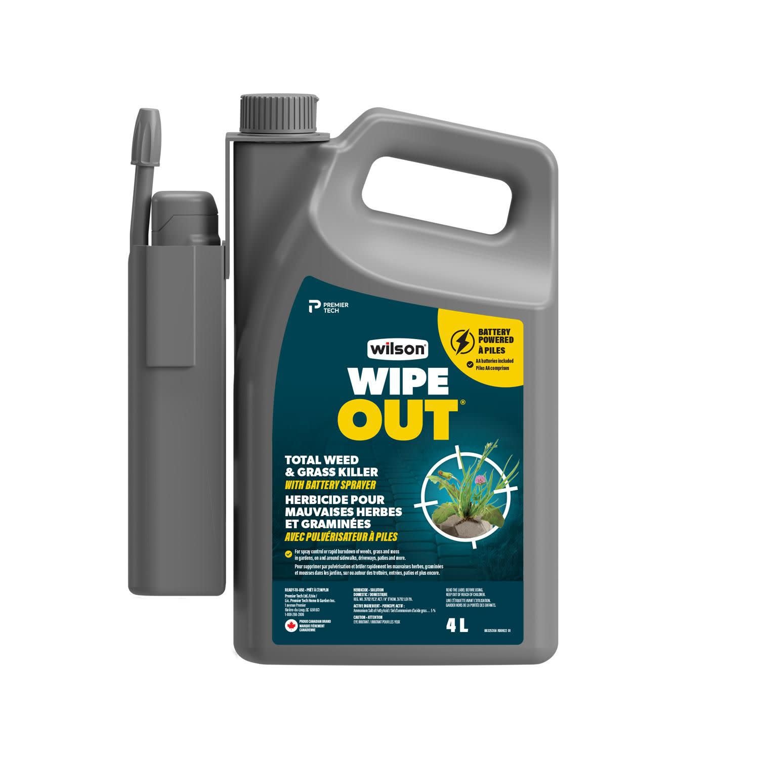 Wilson Wipe Out Ultra RTU Battery 3L - Livingstone Outdoor