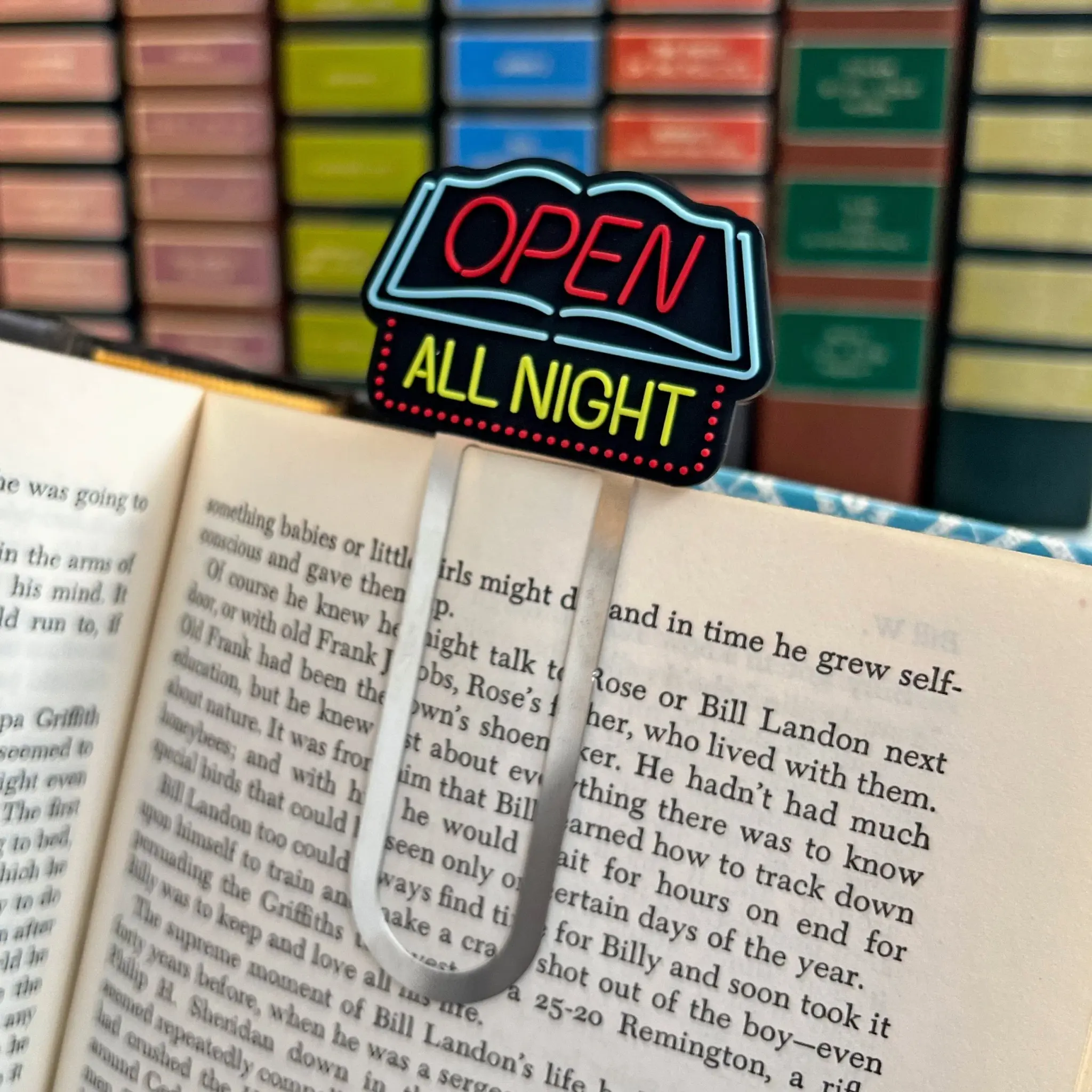 Open All Night Bookmark - Livingstone Outdoor