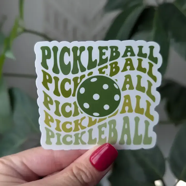 Pickleball Vinyl Sticker - Livingstone Outdoor