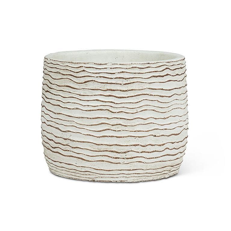 Small Wavy Ripple Planter - Livingstone Outdoor
