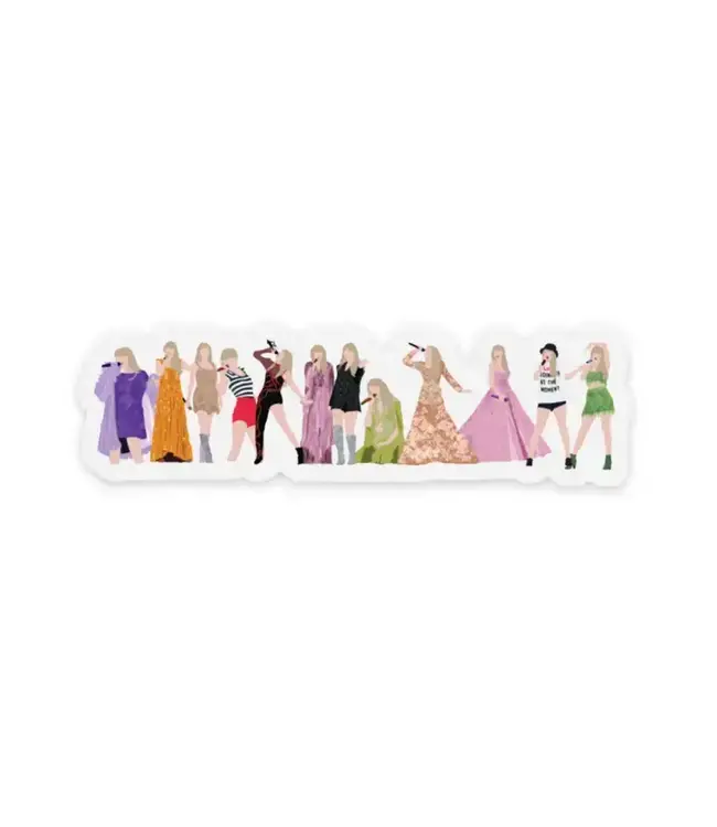 Jaybee Design Taylor Era Tour Clear Vinyl Sticker` - Livingstone Outdoor