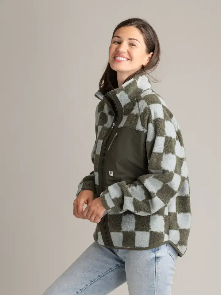 Women's Dawn Full Zip Heavy Fleece Jacket - Livingstone Outdoor