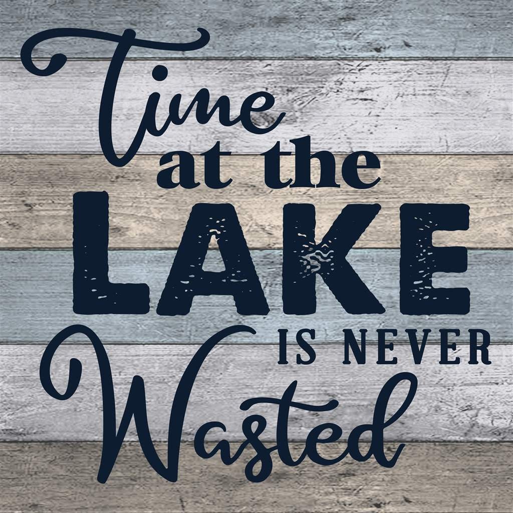 Carson Home & Gift Coaster 4" Sq Wasted/Lake - Livingstone Outdoor