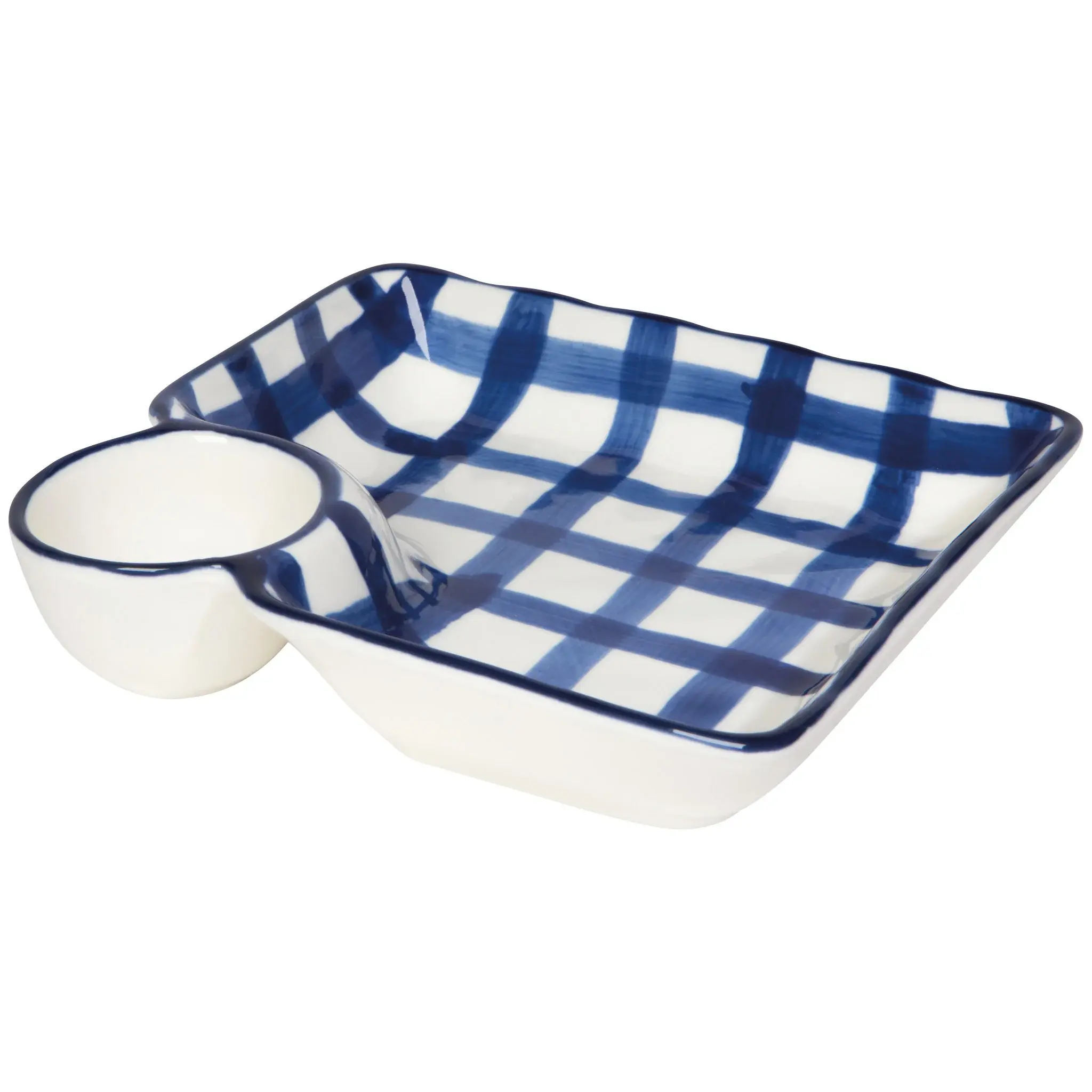 Grid Dip n' Dish Plate - Livingstone Outdoor