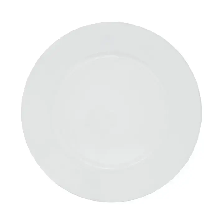 Saro Lifestyle Classic Design Charger Plate - White - Livingstone Outdoor