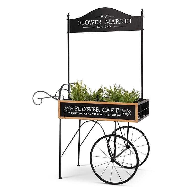 Tall Flower Market Cart *DISPLAY MODEL* - Livingstone Outdoor