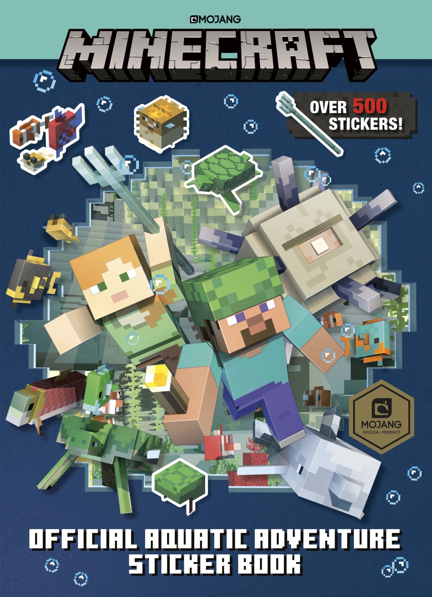 Minecraft Official Aquatic Adventure Sticker Book - Stollery Kids Store