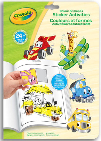Colour & Shapes Sticker Activities - Stollery Kids Store