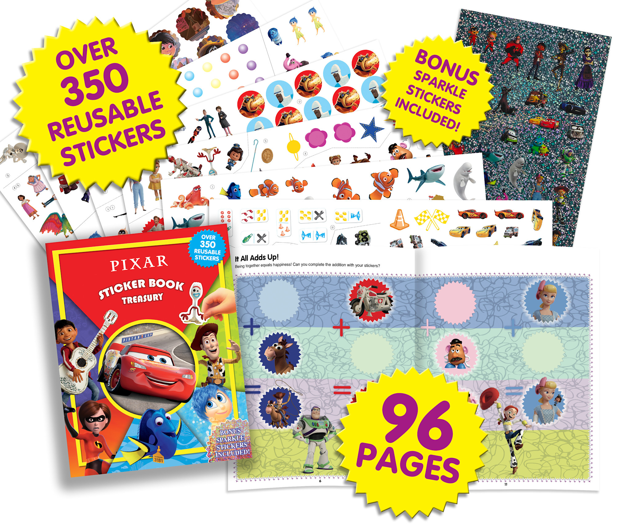 Disney Pixar Sticker Book Treasury - Stollery Kids Store